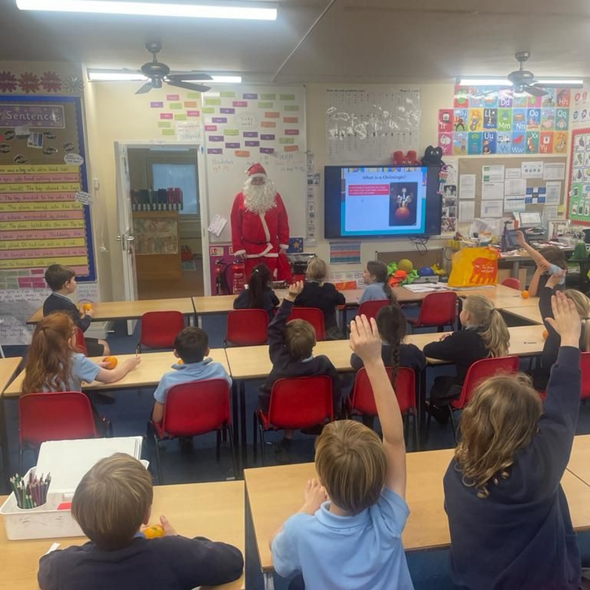 Trinity COFE Primary School - Santa comes to School
