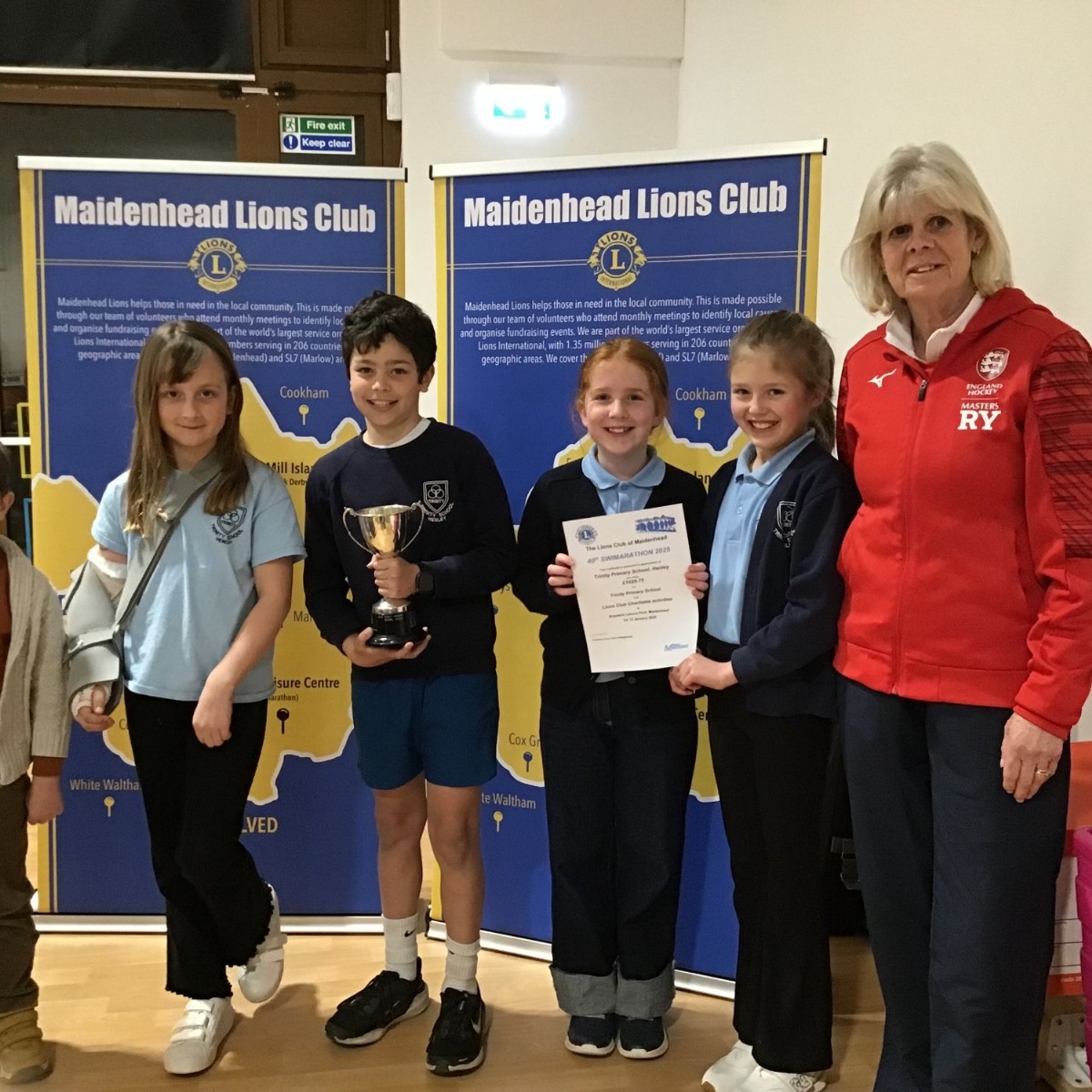 Trinity COFE Primary School - Trinity win Swimarathon trophy for ...